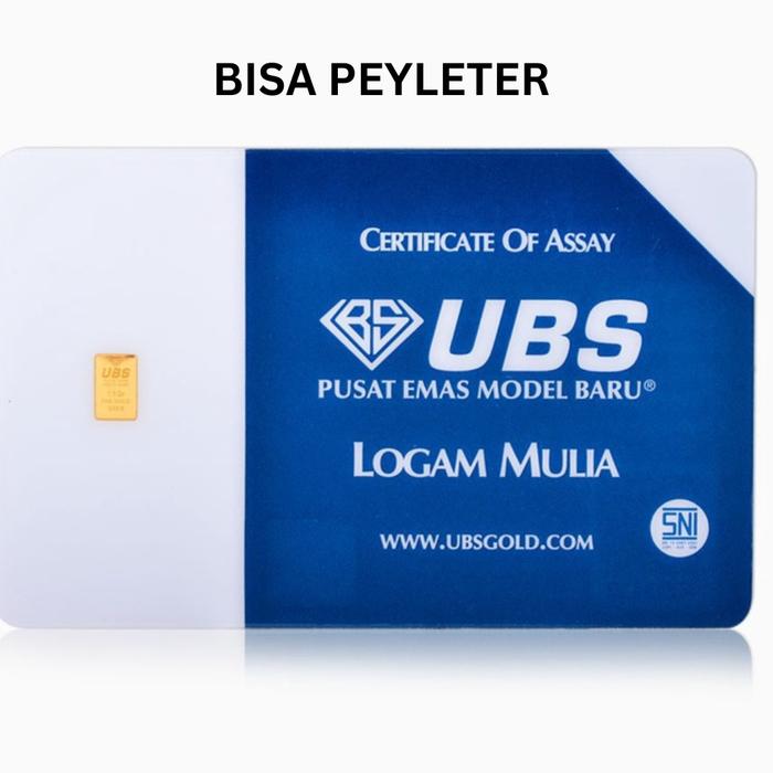 Jual Logam Mulia UBS 0.1 gram terbaru bisa pyleterr - Jakarta Pusat ...
