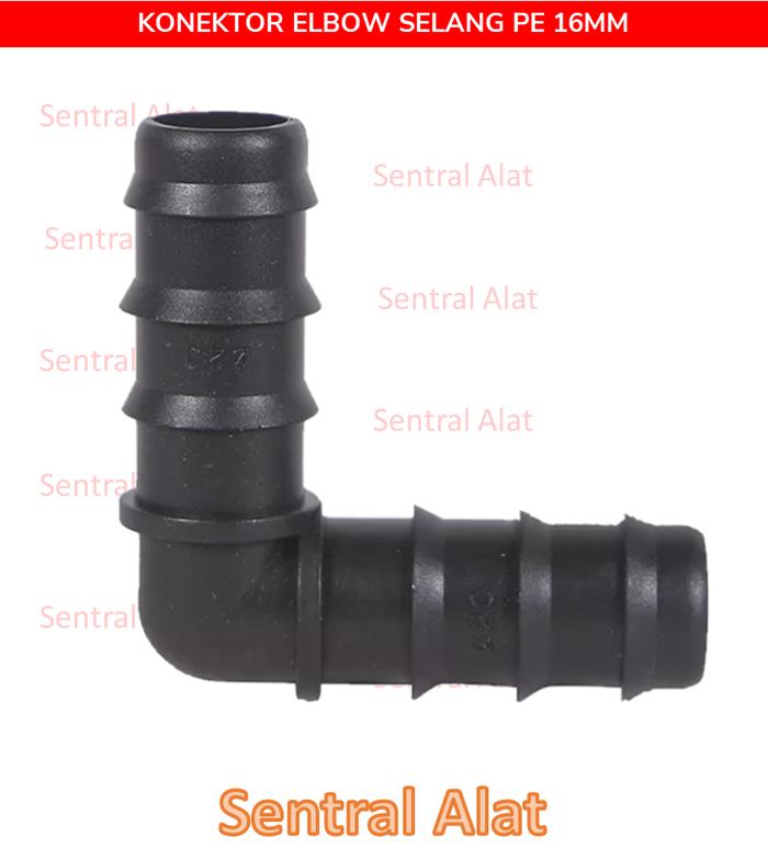 Jual KONEKTOR TEE ELBOW LURUS OFTAKE MALE VALVE KERAN END PLUG SELANG 16MM - Elbow 16mm - Kab ...