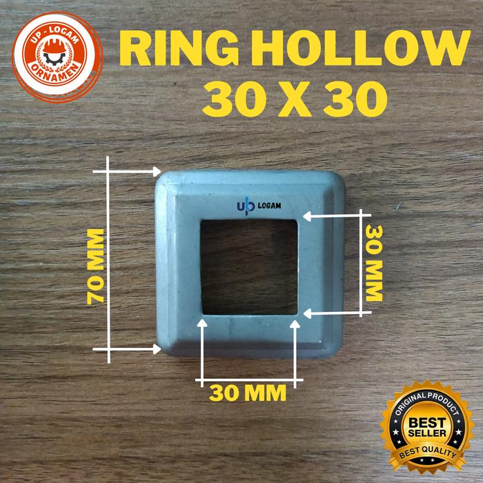 Jual Ring hollow 30x30 mm besi plat tapak hollow minimalis ornamen ...
