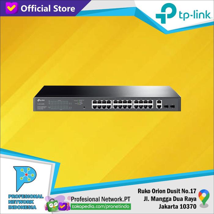 Promo Tp-Link TL-SG1428PE 28-Port Gigabit Easy Smart Switch with 24 ...