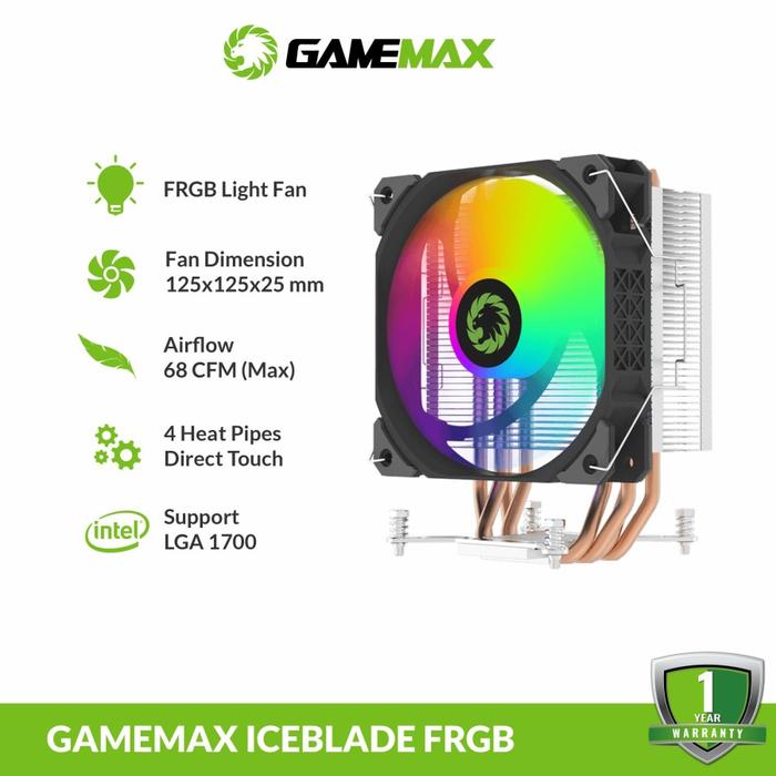 Promo CPU Air Cooler GameMax Ice Blade FRGB - Jakarta Pusat - Dova ...