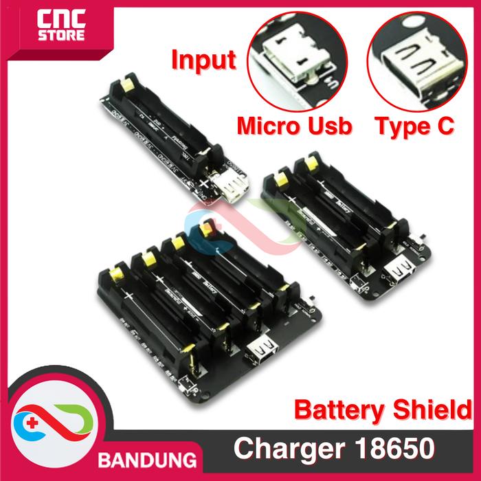 Jual BATTERY SHIELD V3 18650 RASPBERRY PI WEMOS NODEMCU ESP32 - Kota ...