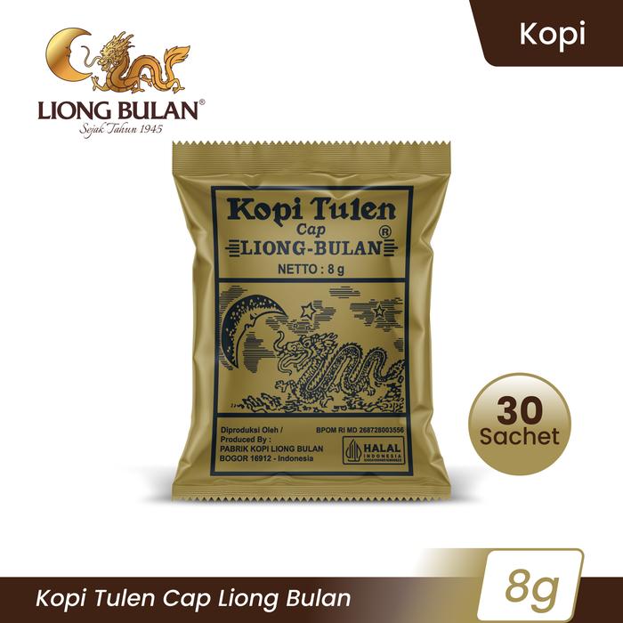 Jual Kopi LIONG BULAN TANPA Gula 8 GR (Isi 30 Sachet) - Kab. Bogor ...