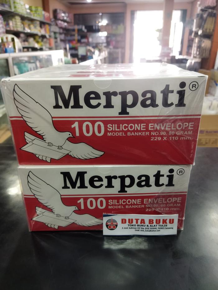 Jual Amplop Surat Putih Polos Besar 90 Merpati Merah Panjang (229 x ...