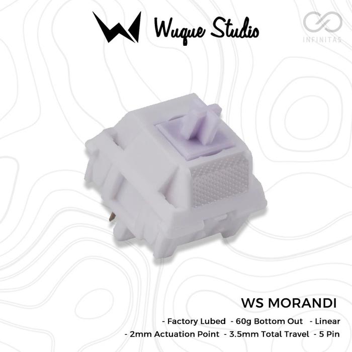 Jual Wuque Studio WS Morandi Pre-Lubed mechanical keyboard switch ...