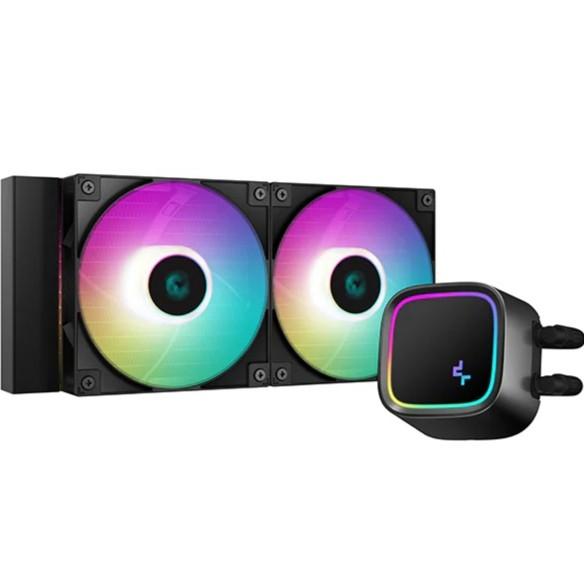 Promo DeepCool LE520 ARGB - 240mm AIO Liquid - CPU Cooler Cicil 0% 3x ...