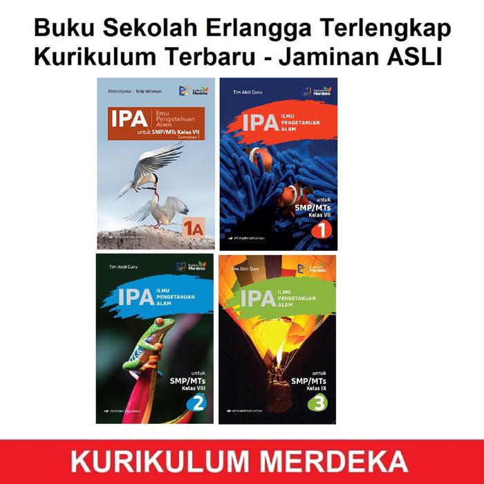 Jual Buku Ipa Smp Mts 7 8 9 Kurikulum Merdeka Erlangga - Ipa 8 Di ...