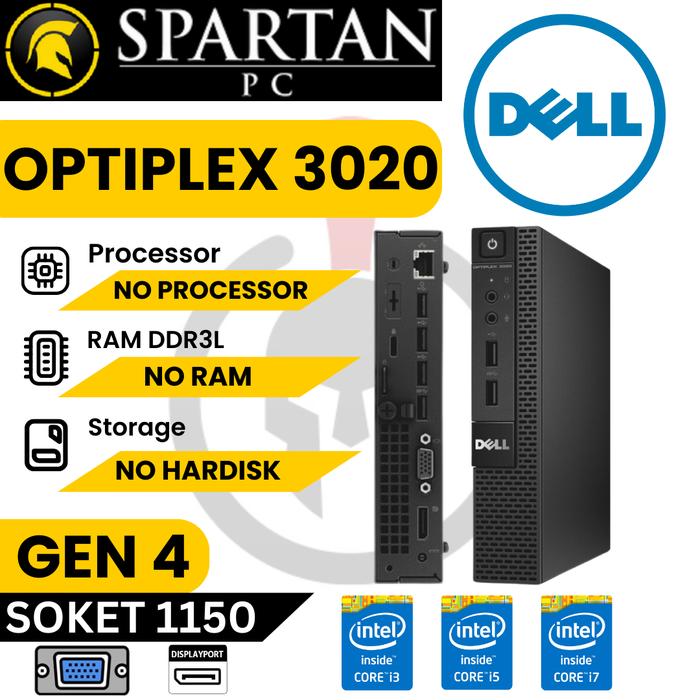 Jual Dell OptiPlex 3020 Micro MFF Mini PC i3 / i5 / i7 Gen 4 Komputer ...