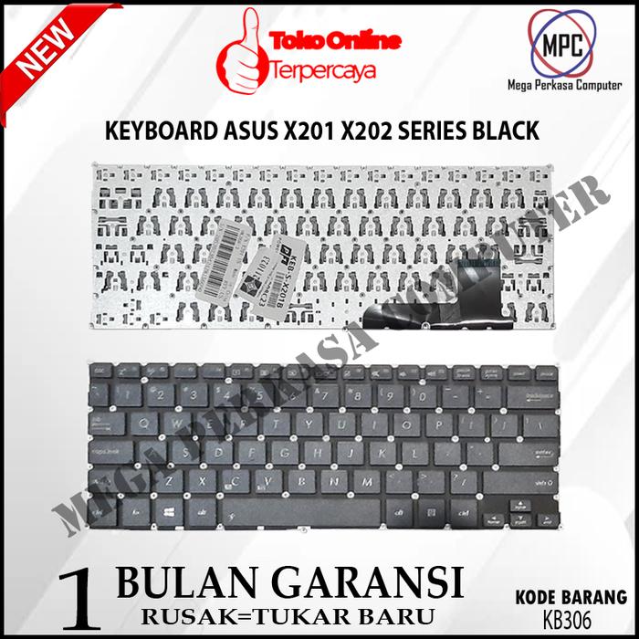 Jual Keyboard Asus VivoBook X201E X201 X202E S200 S200E Hitam - Kota ...