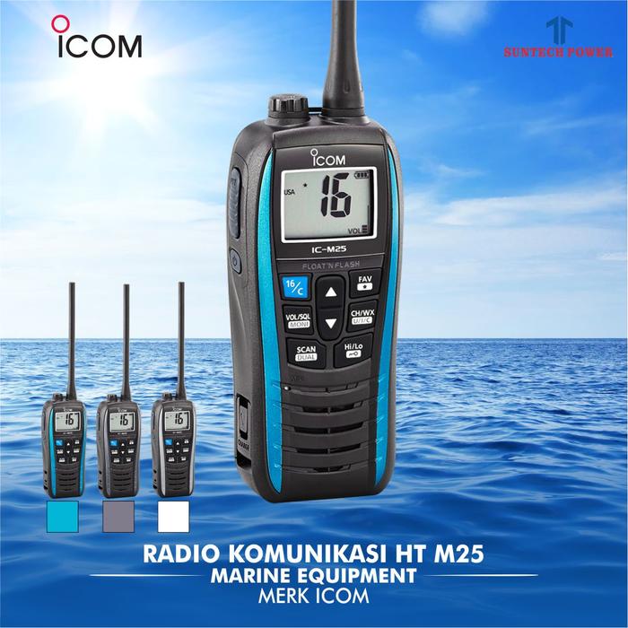 Jual Radio Komunikasi HT IC-M25 Merk ICOM VHF Marine Transceiver - Kota ...