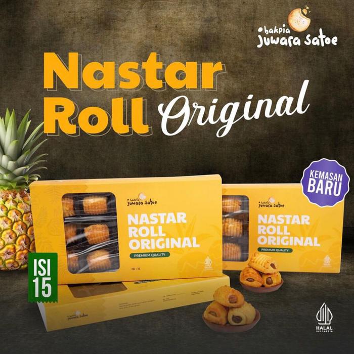 Promo [ ISI 15 ] NASTAR ROLL ORI - BAKPIA JUWARA SATOE - Kab. Sleman ...