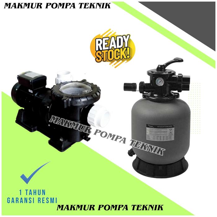 Jual POMPA KOLAM RENANG 1HP + SAND FILTER EMAUX 16 INCHI - Jakarta ...