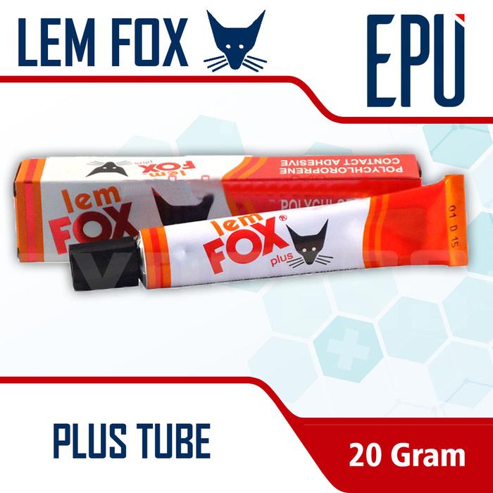 Promo Lem Fox Plus Tube 20 Gram Lem Kuning Fox 20 Gr Lem Serbaguna ...