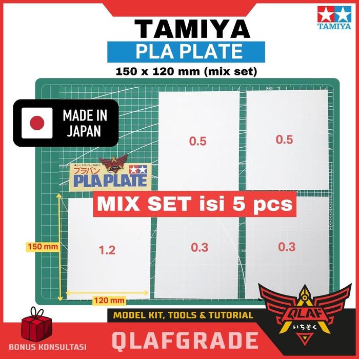 Jual Pla plate TAMIYA sheet pla model custom part gundam diorama ori ...