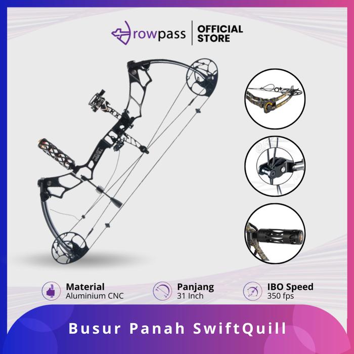 Jual Busur Panah Hunting Archery Bow Panahan Berburu Dewasa 30 70 lbs ...