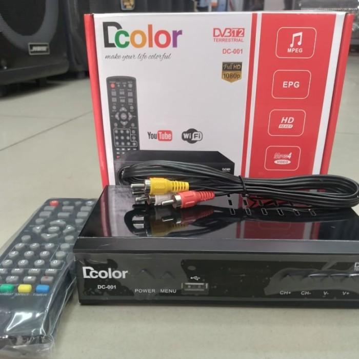 Jual STB Set Top Box Dcolor DC001 Apple Merah DVB T2 HDTV VDR TV ...