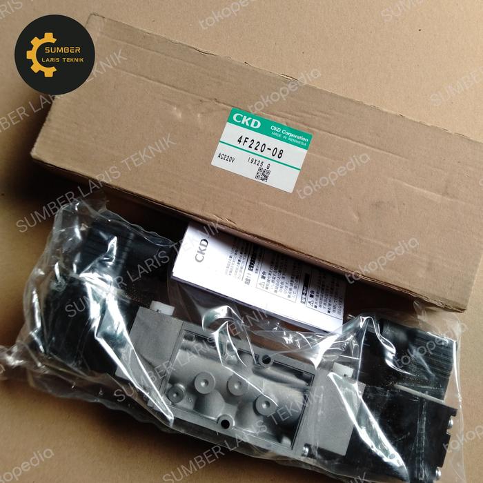 Jual SOLENOID VALVE CKD 4F220-08 1/4" AC220V - Jakarta Barat - SUMBER LARIS TEKNIK | Tokopedia