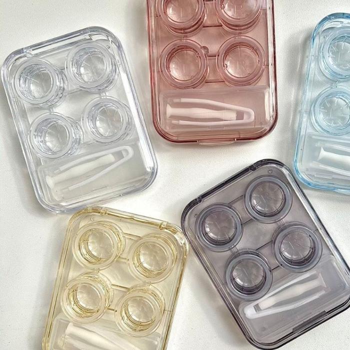 Jual Kotak Softlens 2.0 TRANSPARAN ISI 2 ACRYLIC PREMIUM / Tempat ...
