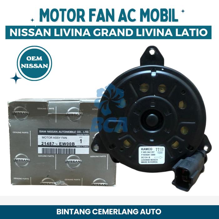 Jual MOTOR FAN AC MOBIL RADIATOR NISSAN LIVINA LATIO DAN GRAND LIVINA ...