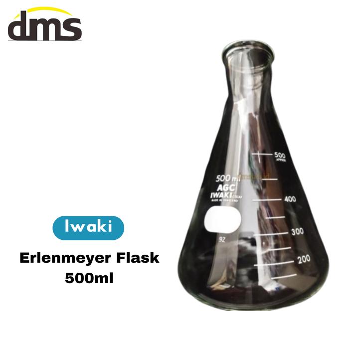 Jual Erlenmeyer Flask 500 ml Iwaki - Kab. Sidoarjo - Mitra_Laboratorium ...