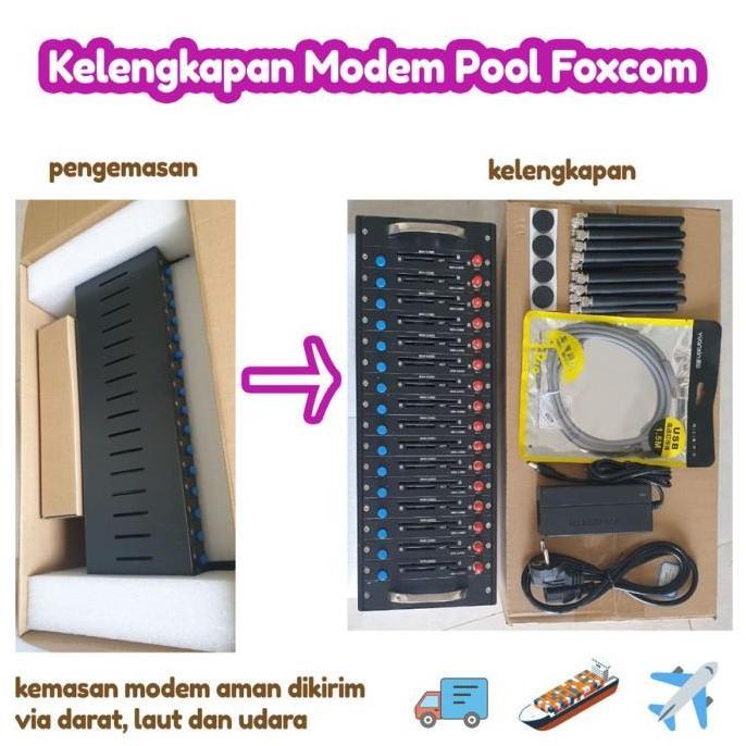 Jual Modem | Modem Pool Foxcom 16 Port Sms Gateway Modempoll Mesin ...