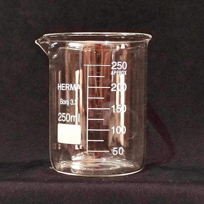 Jual beaker glass herma 250 ml / beaker herma 250 ml / gelas kimia 250 ml - Kota Surabaya - TOKO ...