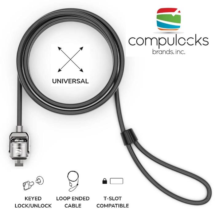 Promo Compulocks Maclocks Universal Security cable Lock T-Bar - Black ...