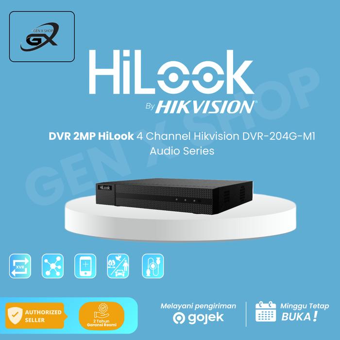 Jual DVR 2MP HiLook 4 Channel Hikvision DVR-204G-M1 Audio Series - Jakarta Barat - GEN X SHOP ...