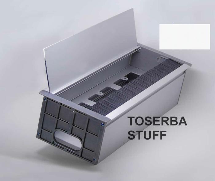 Jual Gromet Tutup Lubang Kabel Meja / Box Dudukan Stop Kontak Meja ...