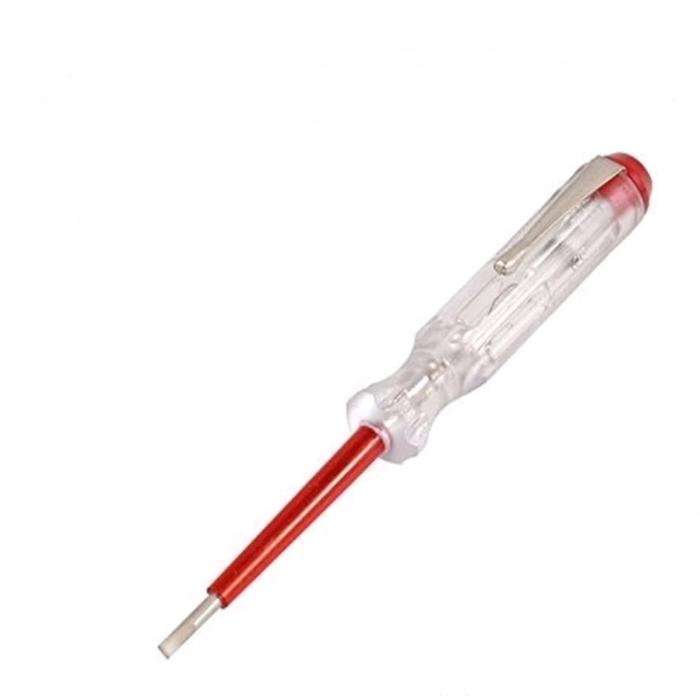 Promo Obeng Tespen Listrik Electric Test Pen LED Indikator Tegangan ...
