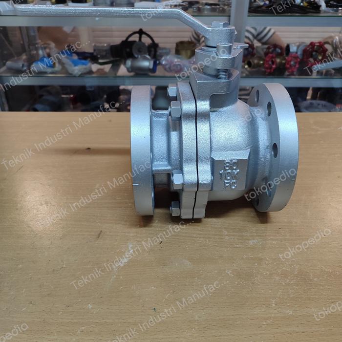 Jual ball Valve / Stop kran cast iron besi Flange jis 10k 3/4"inch DN 20 - Jakarta Barat ...