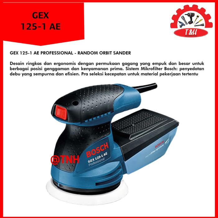 Jual BOSCH GEX 125-1 AE / Mesin Amplas Bosch Sander / 250 W - Jakarta Barat - Tool & Hardware ...