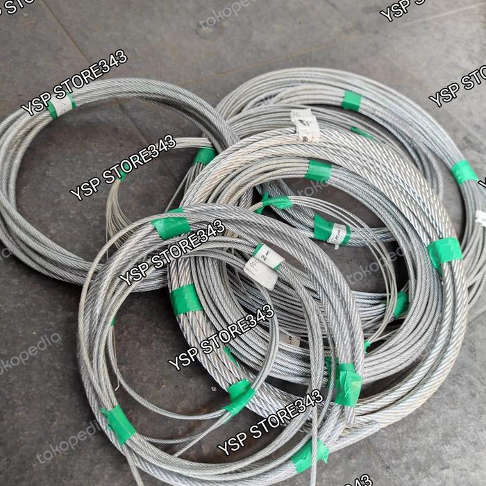 Jual tali kawat Sling baja 8 mm/meter kawat Sling wire rope - Jakarta Utara - YSP STORE343 ...