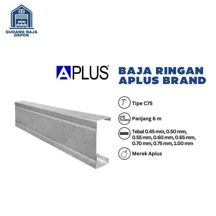 Jual Baja Ringan C75 0.75 mm Aplus Kualitas Tinggi Cannal C Kanal C ...