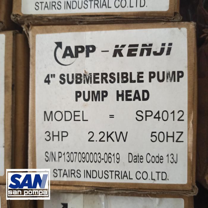 Jual App Kenji SP-4012 2.2 KW 3HP head 45 Submersible Pump - Kab ...