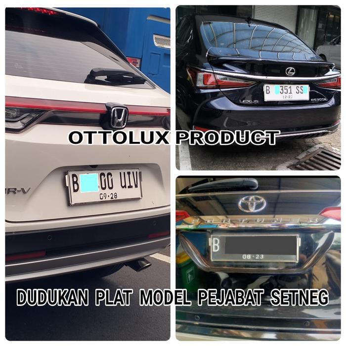 Jual Cover Dudukan plat nomor mobil Tipe VIP Lexus Menteri Setneg ...