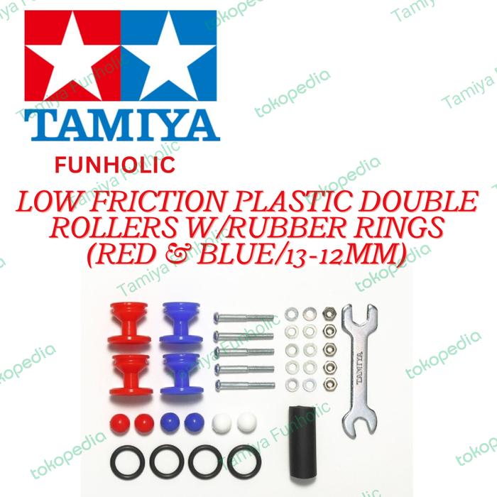 Jual Low Friction Plastic Double Rollers w/Rubber Rings13-12 mm -15525 ...