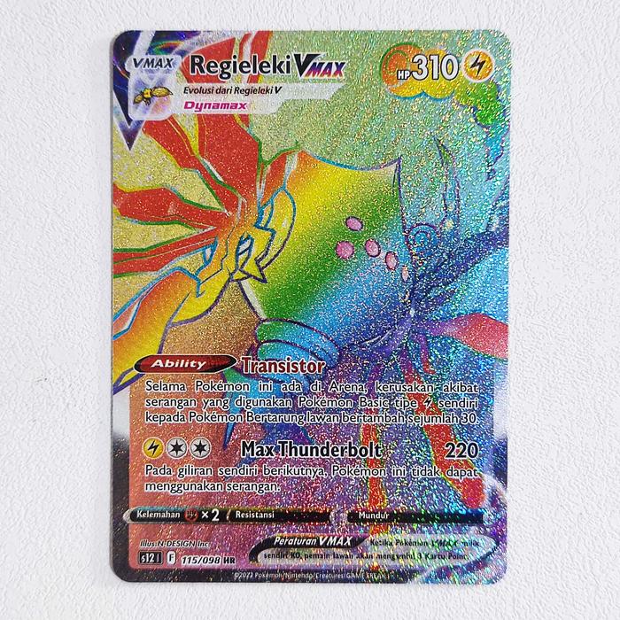 Jual Regieleki VMAX HR 115/098 S12 - Kartu Pokemon Indonesia - Jakarta Timur - Pokemon Bunta ...