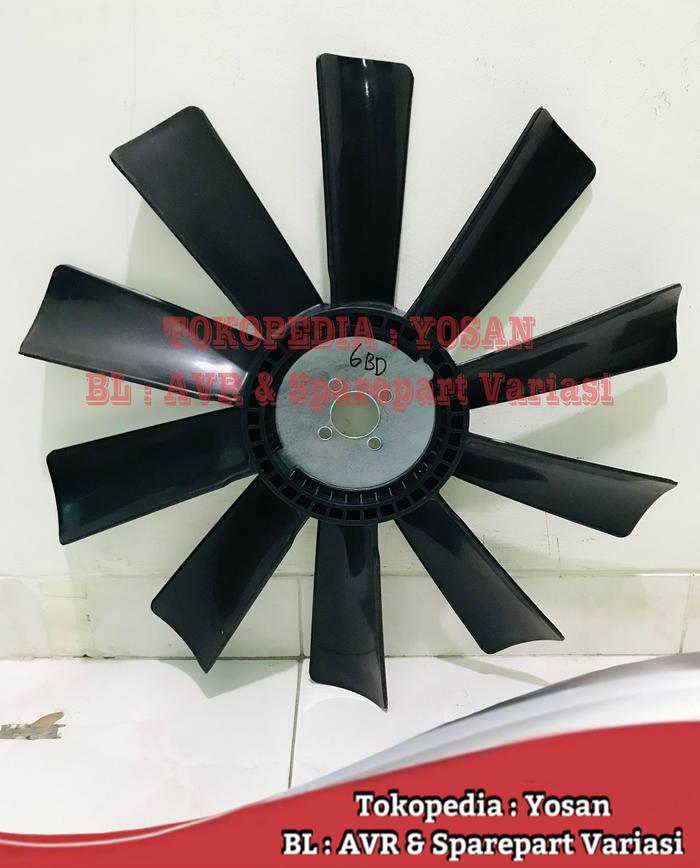 Jual KIPAS RADIATOR GENSET MITSUBISHI 6D14 6D15 6D16 6D22 6D40 6BD-ZL ...