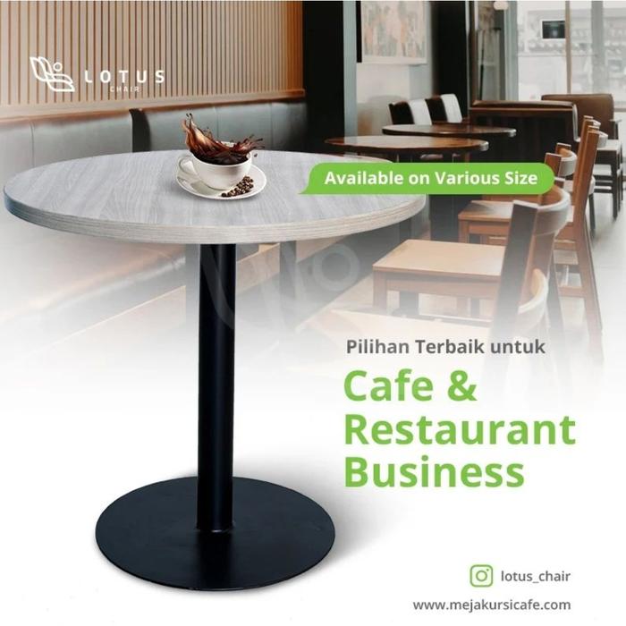 Jual Set Meja Cafe Plat Besi. Papan berbagai ukuran, tebal 3cm - Kota ...