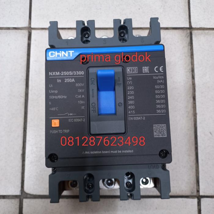 Jual MCCB NXM-250S/3300 250A/breker 250A chint/mccb chint 250A nxm-250S - Jakarta Barat - Prima ...