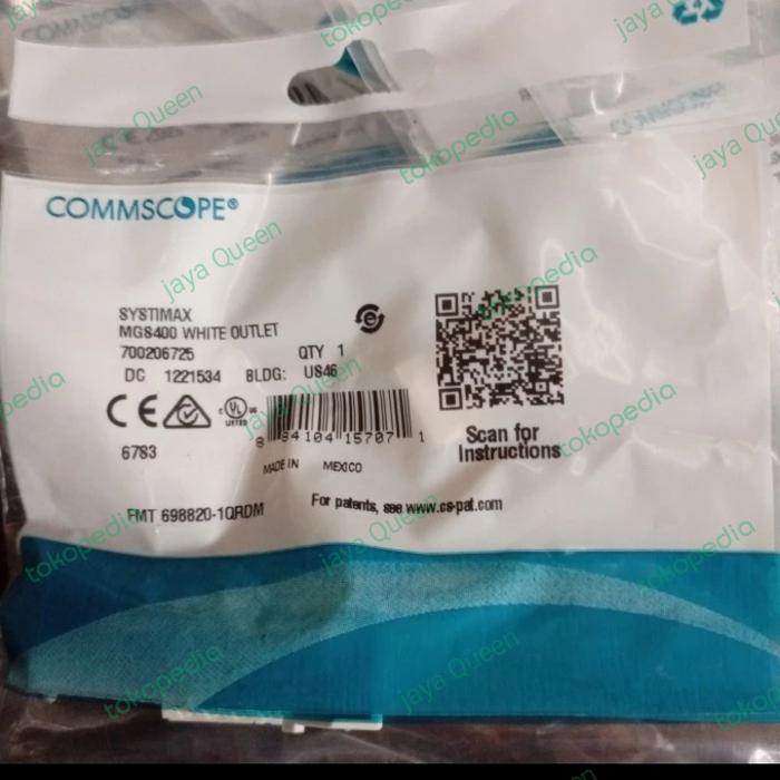 Jual MODULAR COMSCOPE SYSTIMAX CAT6 / MODULAR COMCOPE CAT6 ORI ...