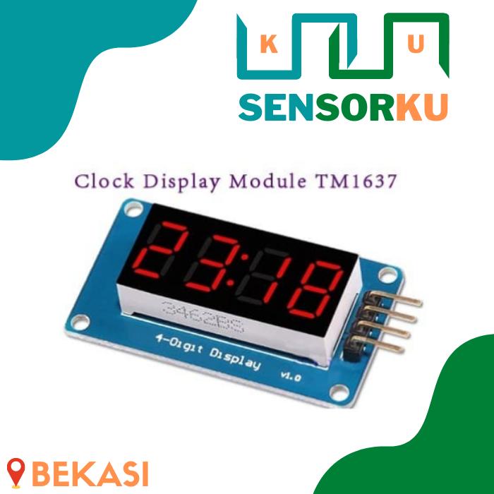 Jual TM1637 Modul 7 Segment Clock Display 3642BH Circuit Electronic ...