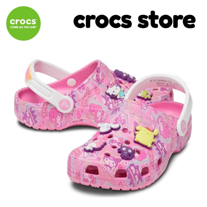Jual Sandal Crocs Anak Hello Kitty And Friends Classic Clog Kids Di ...