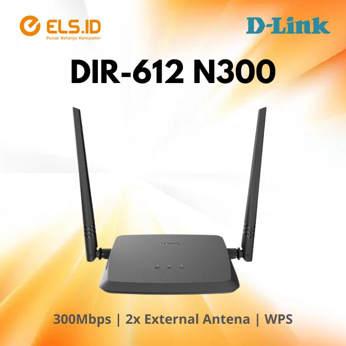 Promo D-Link DIR-612 N300 Wireless Router 300Mbps - Kota Yogyakarta ...