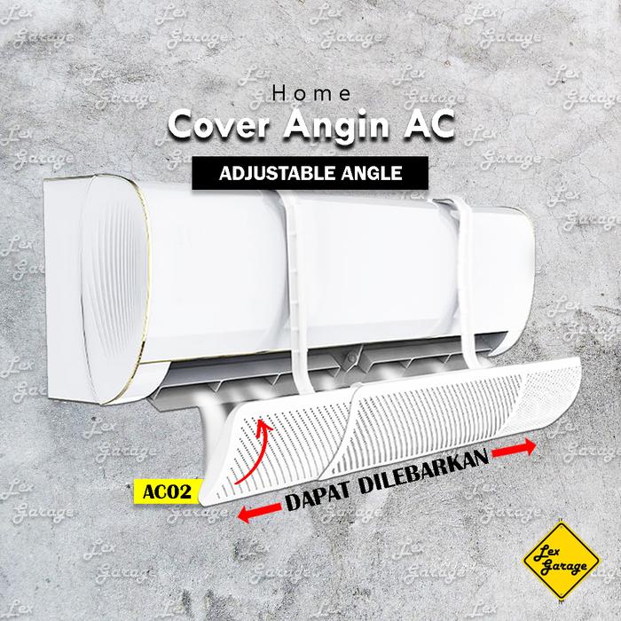 Promo Talang AC Reflektor AC Penahan Penghalang Angin AC Penutup Cover ...
