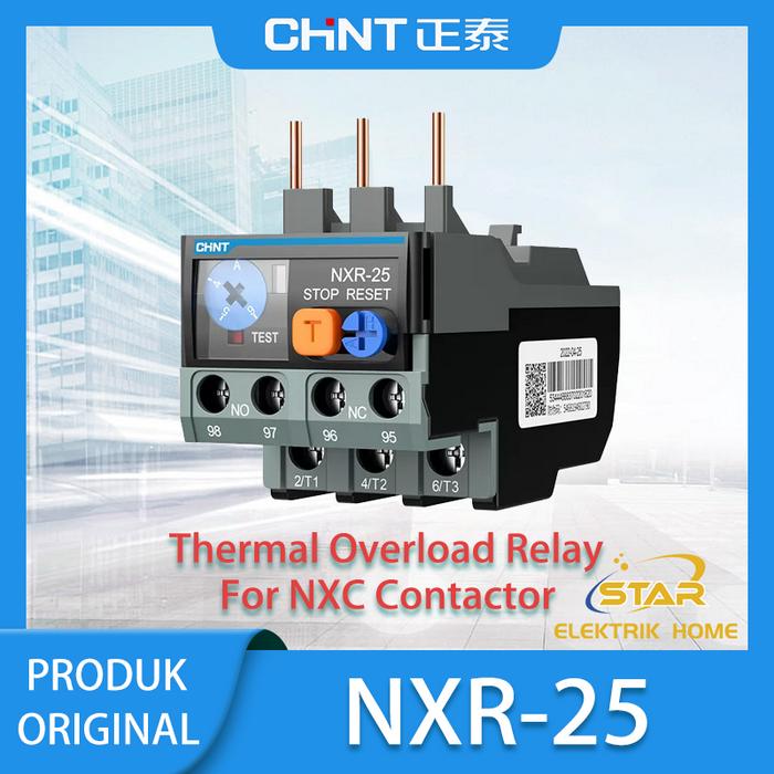 Jual Thermal Overload Relay CHINT NXR-25 (For NXC Contator) - Jakarta Barat - STAR ELECTRIC HOME ...