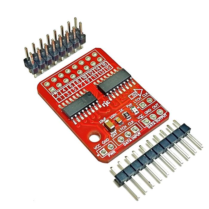 Jual Module Shift Register 16 Ch Output Multiplexer 74HC595 GPIO ...