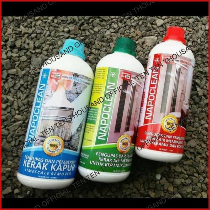 Jual DISKON napoclean red 1000 ml/untuk noda air di keramik putih ...