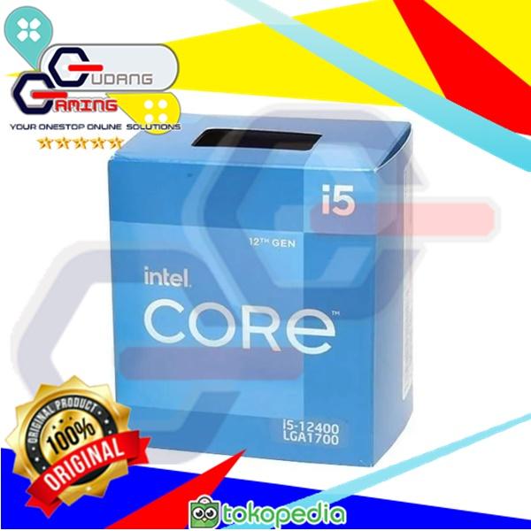 Jual Processor Intel Core I5 12400 4.40 GHz BOX LGA 1700 RESMI ...